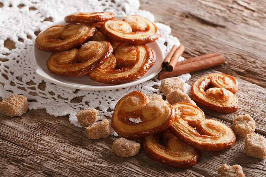 Palmiers sucrés au Thermomix - Cookomix