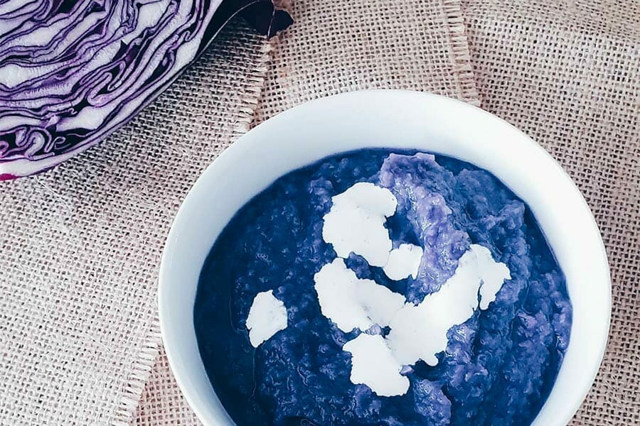 Soupe au chou rouge au Thermomix - Cookomix