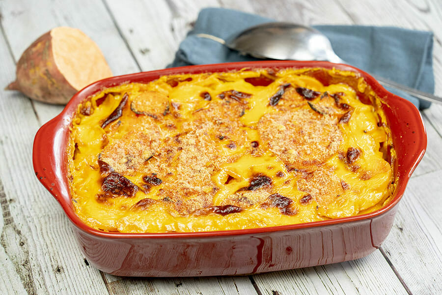 Gratin De Patates Douces Au Thermomix Cookomix