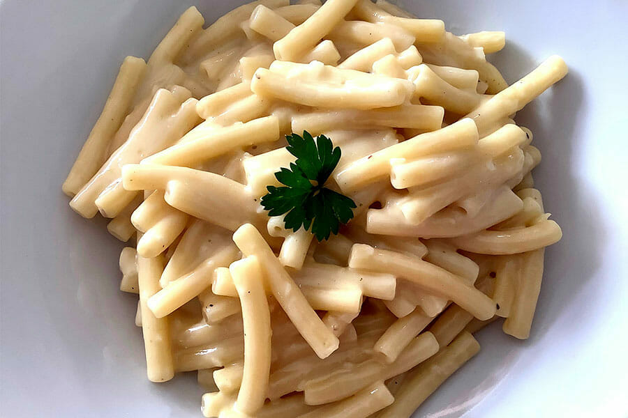 Macaroni Sauce Alfredo Au Thermomix Cookomix