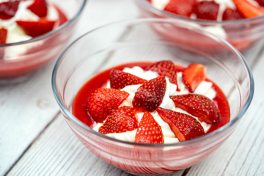 Fraises melba au Thermomix - Cookomix