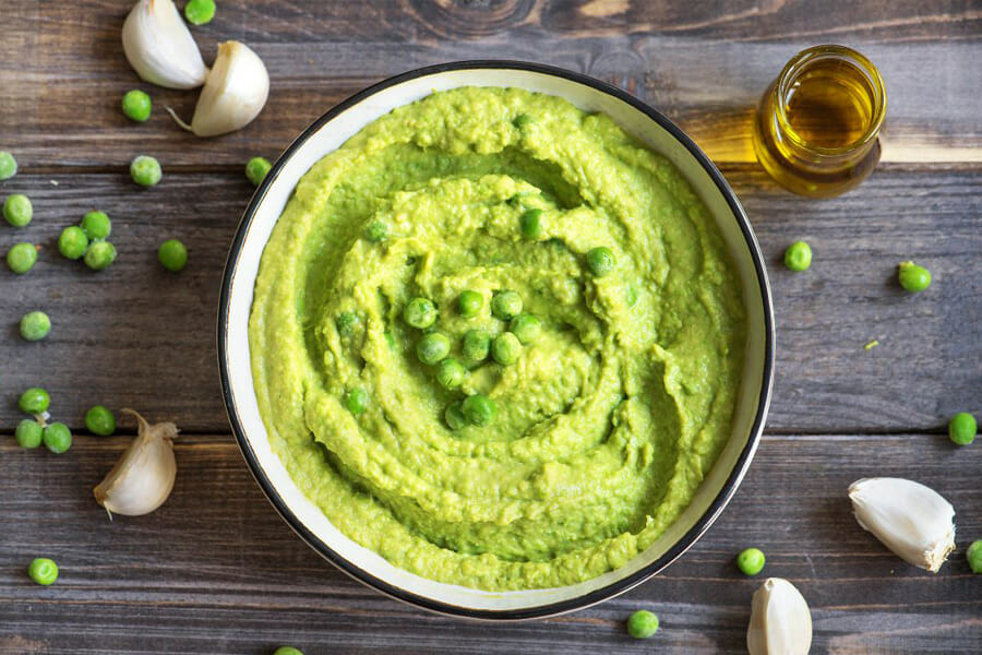 Houmous de petits pois au Thermomix - Cookomix