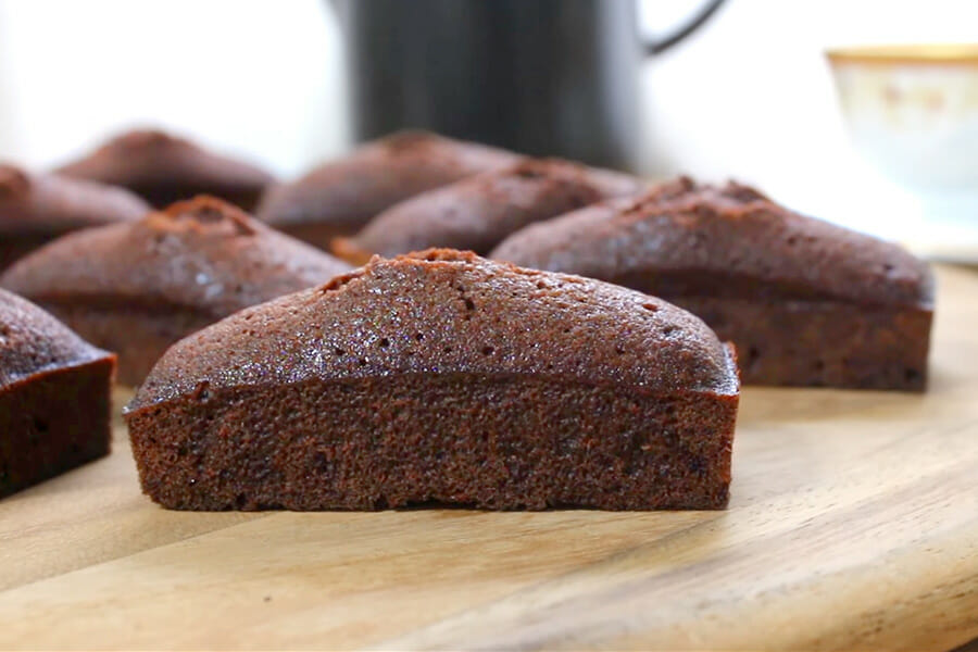 Financiers au chocolat au Thermomix - Cookomix