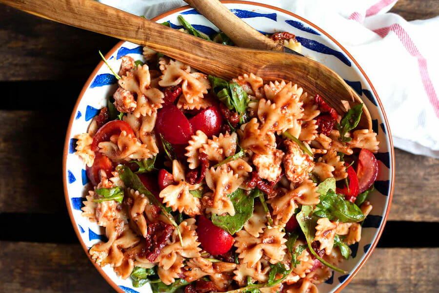 Salade de pâtes méditerranéenne au Thermomix - Cookomix