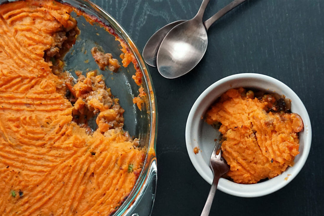 Hachis parmentier à la patate douce au Thermomix - Cookomix