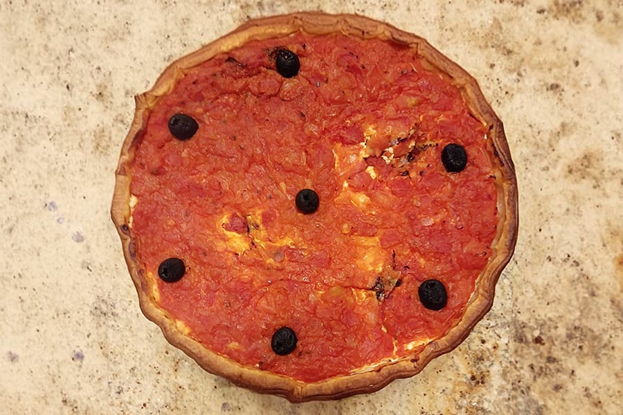 Tarte brandade et tomate au Thermomix - Cookomix