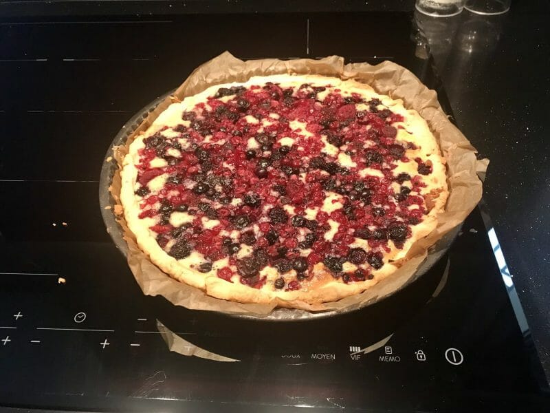 Tarte amandine aux fruits rouges au Thermomix - Cookomix