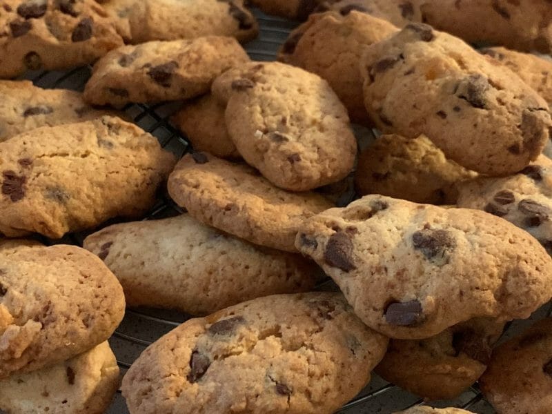 Chokini - Biscuits orange et chocolat au Thermomix - Cookomix