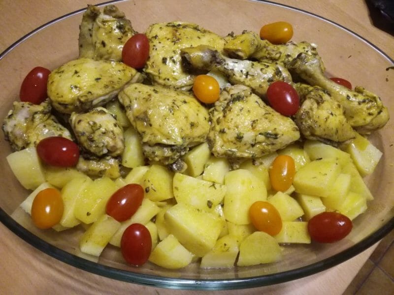 Poulet rôti à la Marocaine au Thermomix - Cookomix