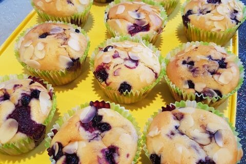 Mini muffins aux fruits rouges au Thermomix - Cookomix