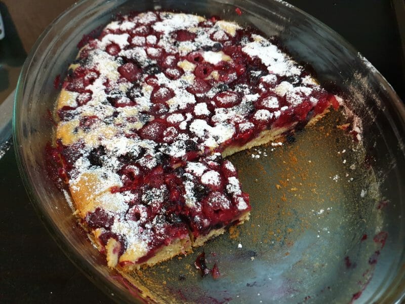 Bublanina aux fruits rouges au Thermomix - Cookomix