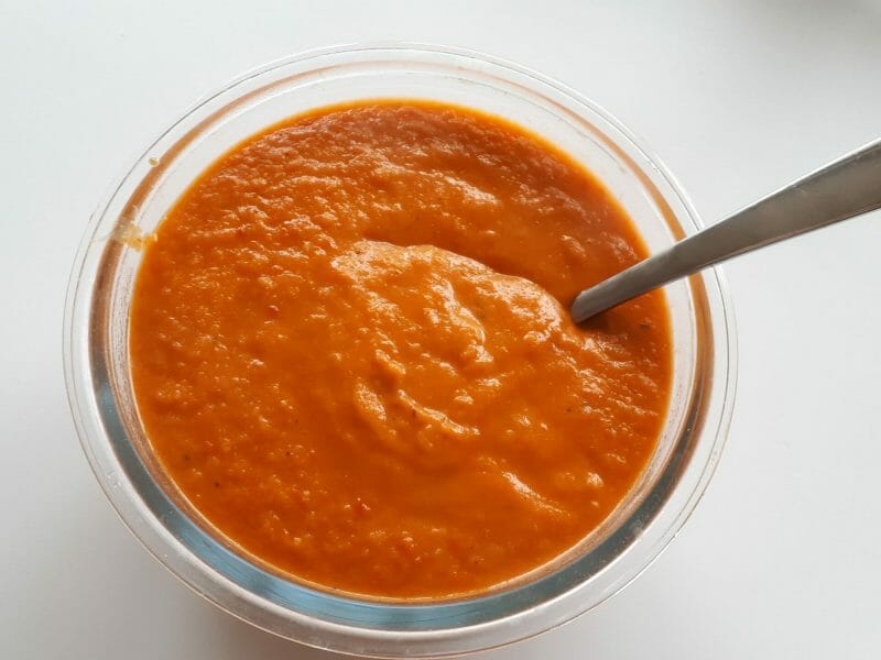 Coulis de poivrons rouges au Thermomix - Cookomix