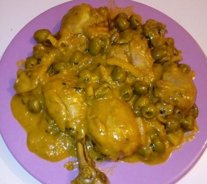 Tajine De Poulet Aux Olives Au Thermomix Cookomix