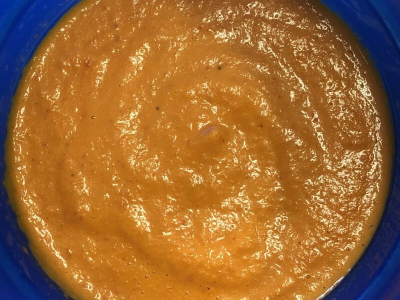 Coulis de poivrons rouges au Thermomix - Cookomix