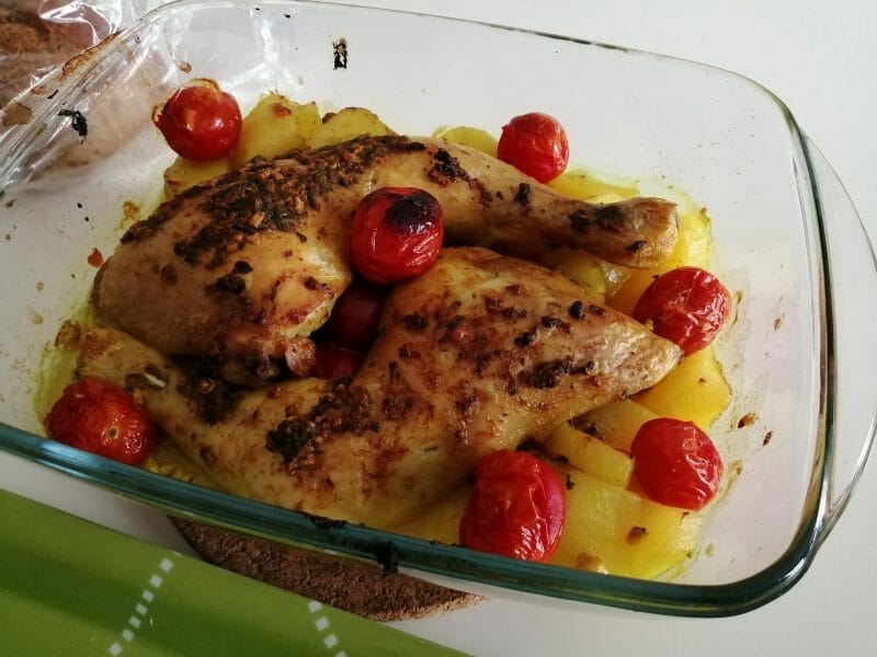 Poulet rôti à la Marocaine au Thermomix - Cookomix