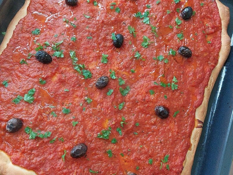 Pizza algérienne au Thermomix - Cookomix