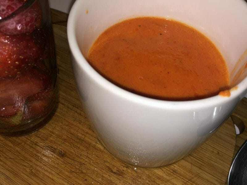 Coulis de poivrons rouges au Thermomix - Cookomix