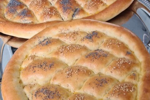 Pain turc (pain pide) au Thermomix - Cookomix