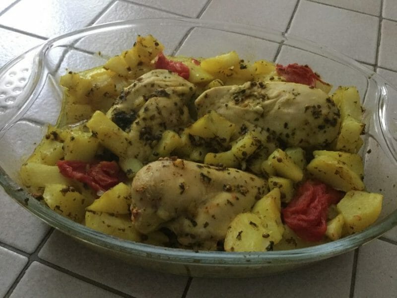 Poulet rôti à la Marocaine - Cookomix