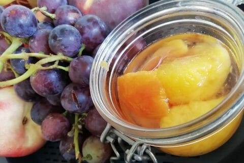 Pêches au varoma au Thermomix - Cookomix