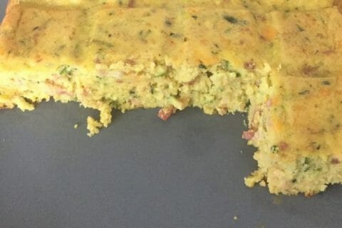 Zucchini slice - Pain de courgettes australien au Thermomix - Cookomix