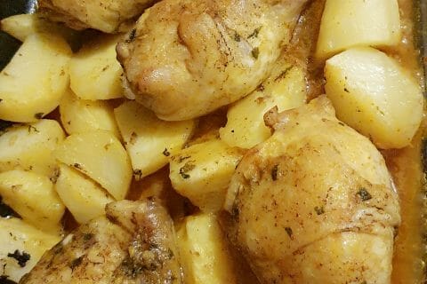 Poulet rôti à la Marocaine au Thermomix - Cookomix