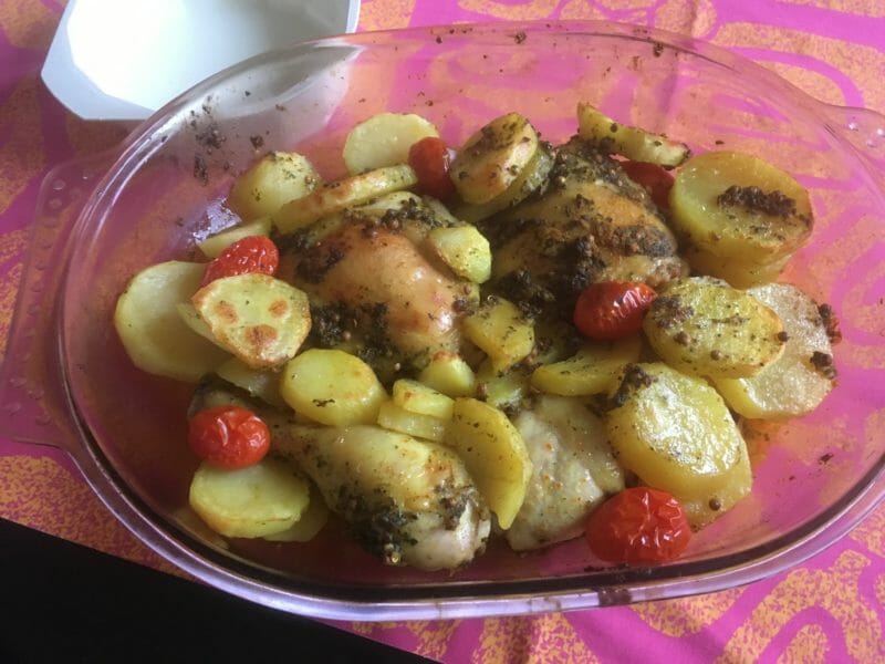 Poulet rôti à la Marocaine au Thermomix - Cookomix