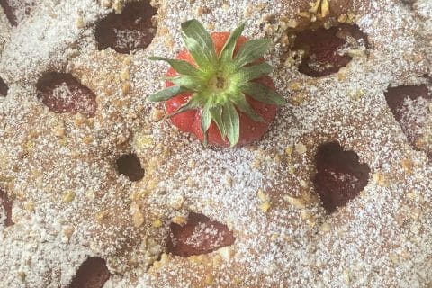 Gâteau amandes et fruits rouges au Thermomix - Cookomix