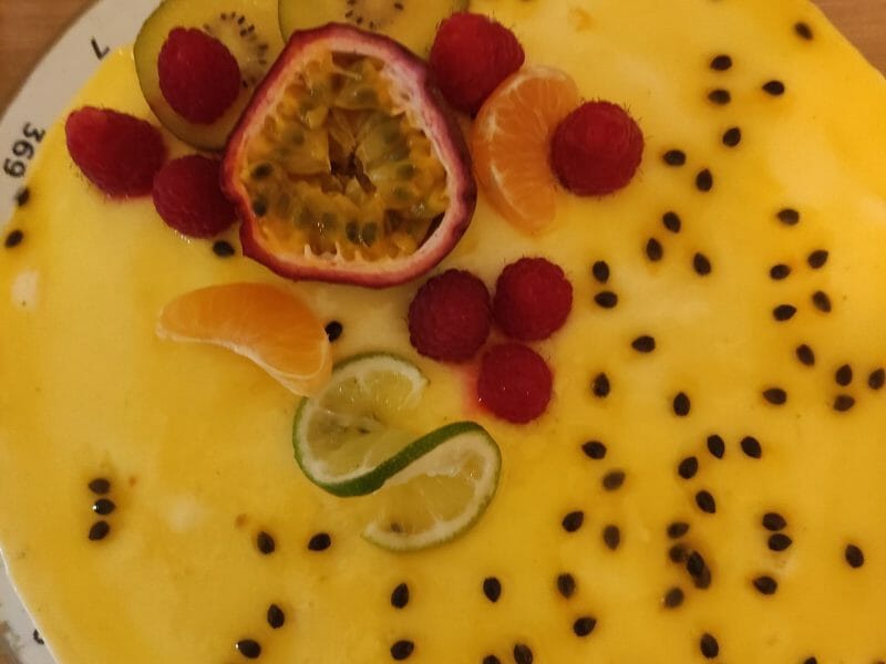 Bavarois aux fruits de la passion au Thermomix - Cookomix