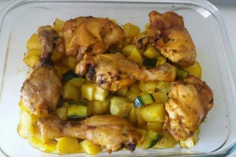 Poulet rôti à la Marocaine au Thermomix - Cookomix