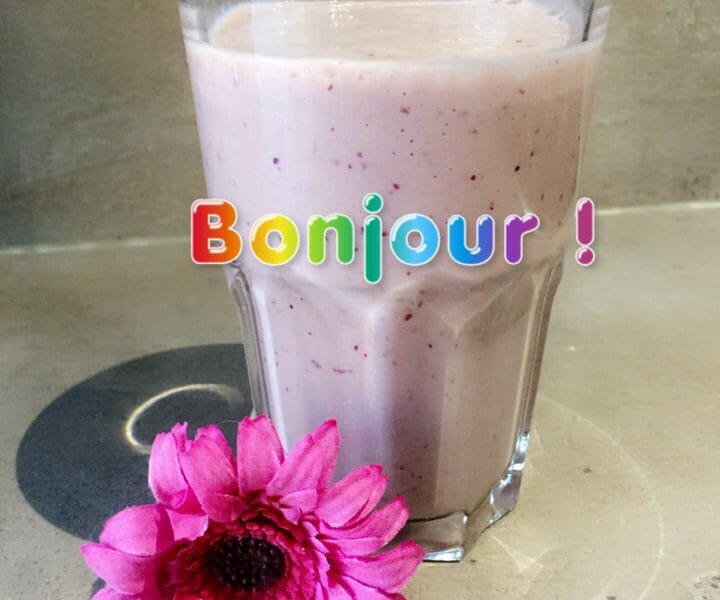 Smoothie fruits rouges et banane au Thermomix - Cookomix