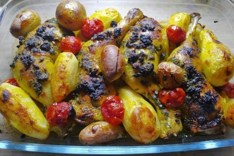 Poulet rôti à la Marocaine au Thermomix - Cookomix