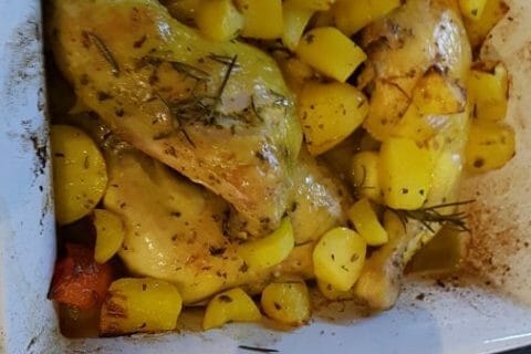 Poulet rôti à la Marocaine au Thermomix - Cookomix