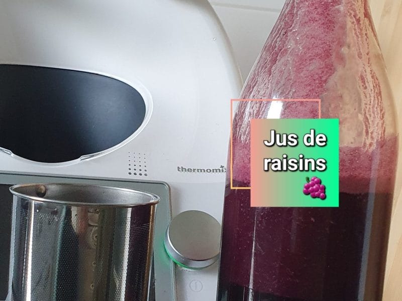 Jus de raisins au Thermomix - Cookomix