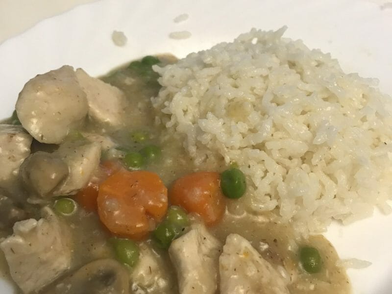 Fricassée de poulet au Thermomix - Cookomix