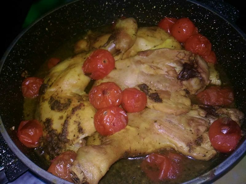 Poulet rôti à la Marocaine au Thermomix - Cookomix