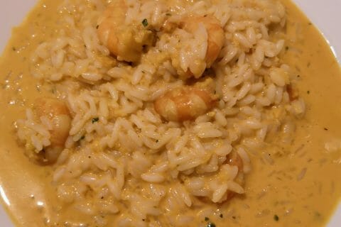 Curry de crevettes au lait de coco au Thermomix - Cookomix