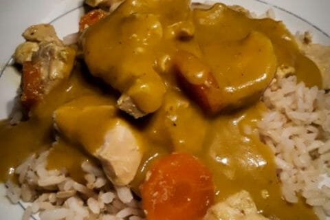 Poulet coco aux 3 épices au Thermomix - Cookomix