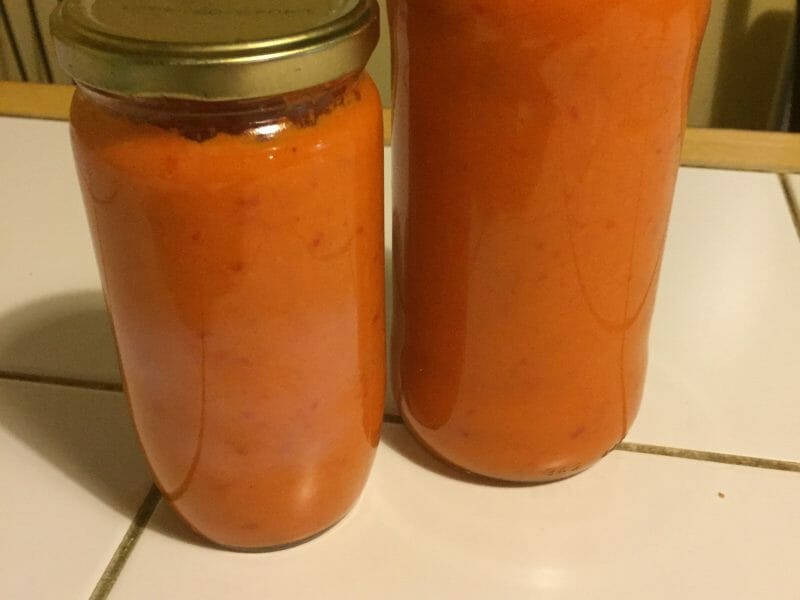 Coulis de poivrons rouges au Thermomix - Cookomix