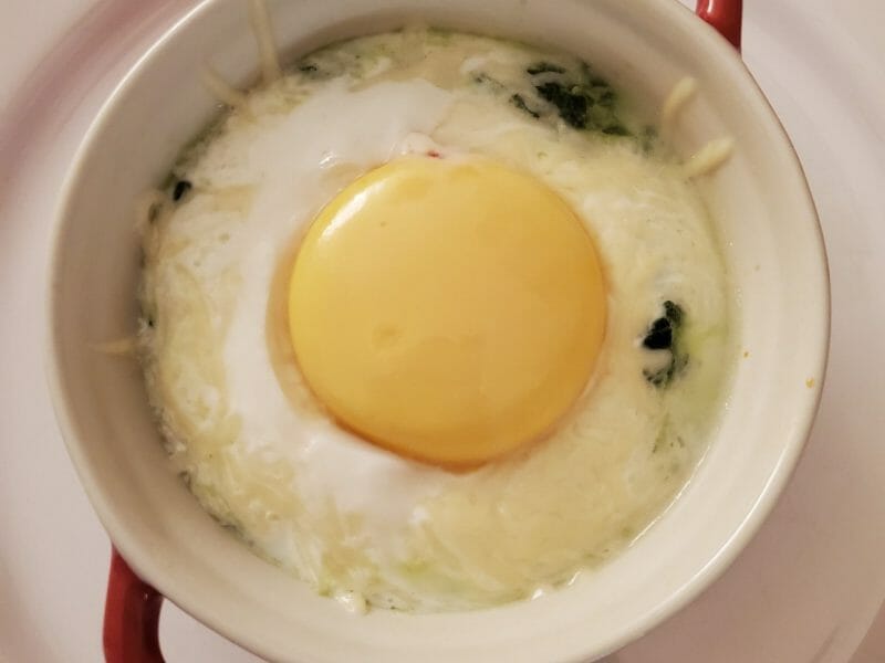 Oeufs Cocotte épinards Et Chorizo Au Thermomix Cookomix